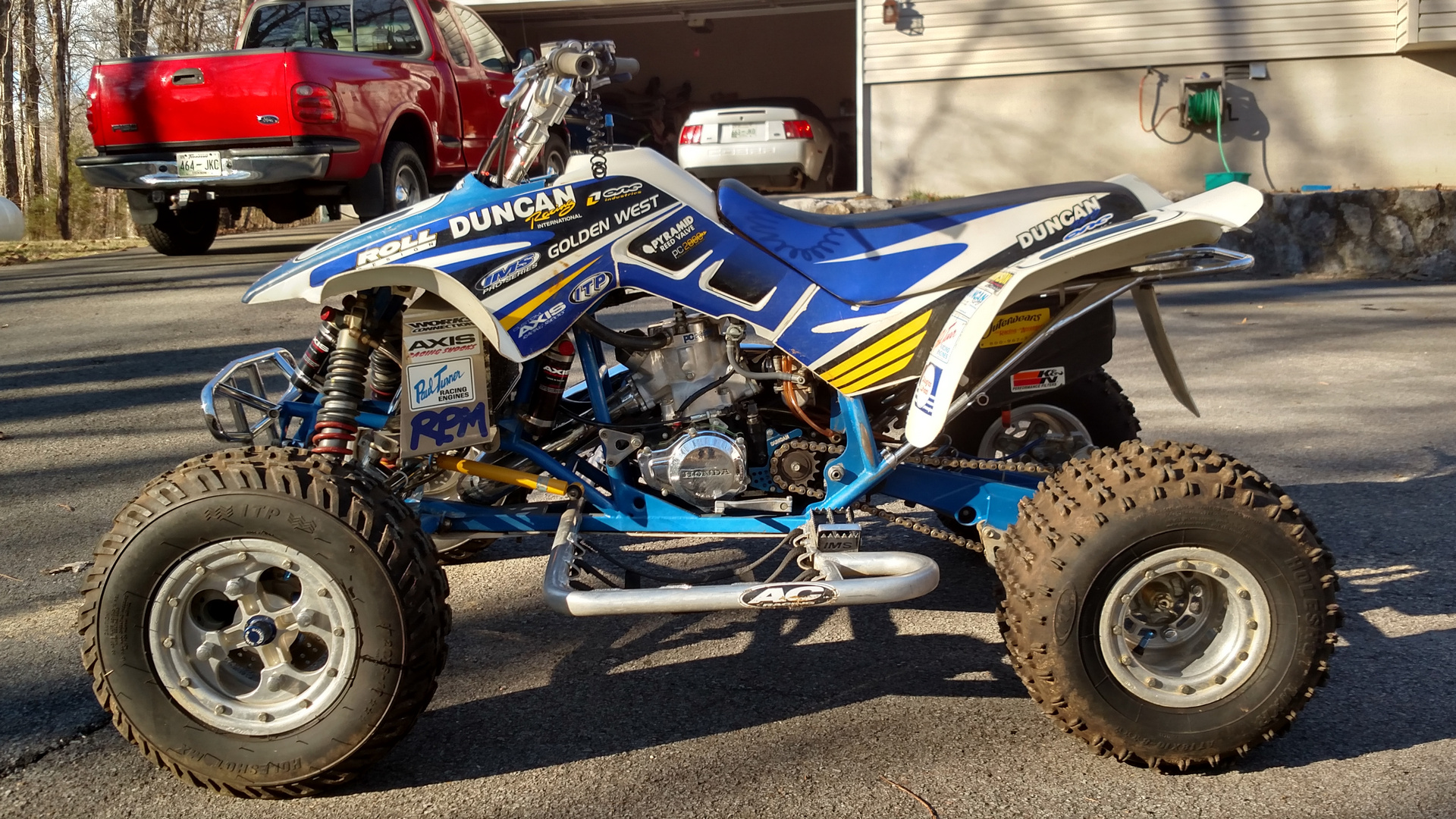 2001 mx Duncan racing rolldesign trx 250r